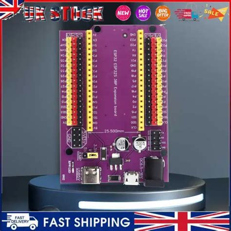 Esp32 Development Module Nodemcu 32s Lua Type Cmicro Gpio Expansion Board Uk £669 Picclick Uk