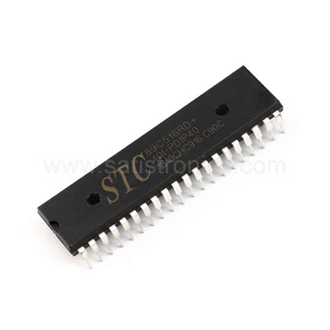 Stc Chip Stc89c516rd 40i Pdip40 Microcontroller Satistronics