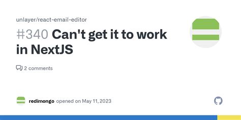 Cant Get It To Work In Nextjs · Issue 340 · Unlayerreact Email