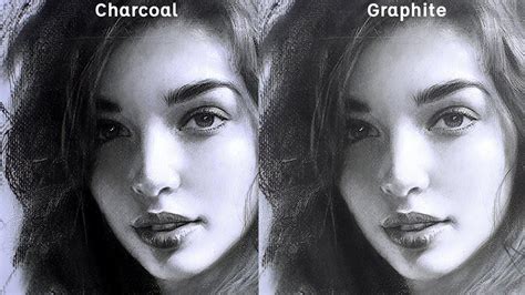Charcoal Vs Graphite Videos Theportraitart Gan Jing World