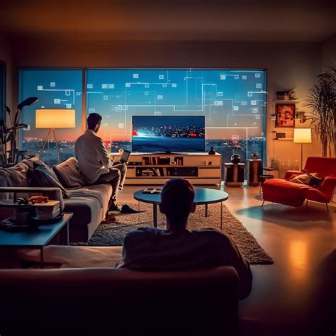 Premium Ai Image Futuristic Room Design With Various High Technology