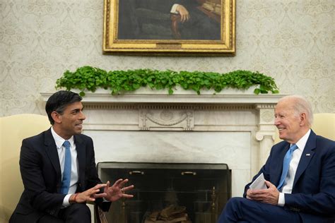 Joe Biden And Rishi Sunak Sign ‘atlantic Declaration Pact On Ai Clean