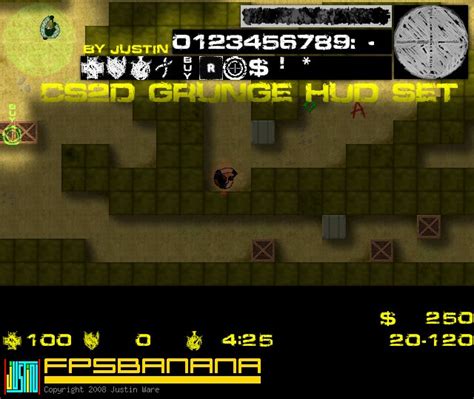 CS2D Grunge HUD Set CS2D Mods