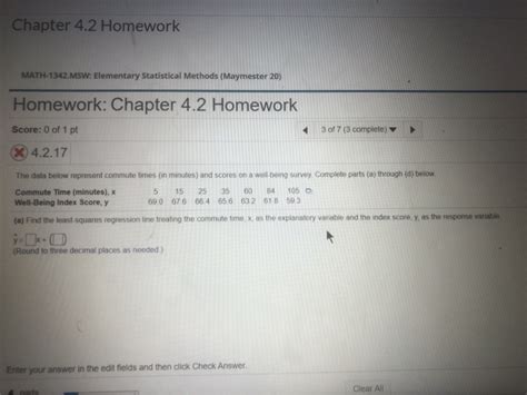 Solved Chapter 4 2 Homework Math 1342 Msw Elementary