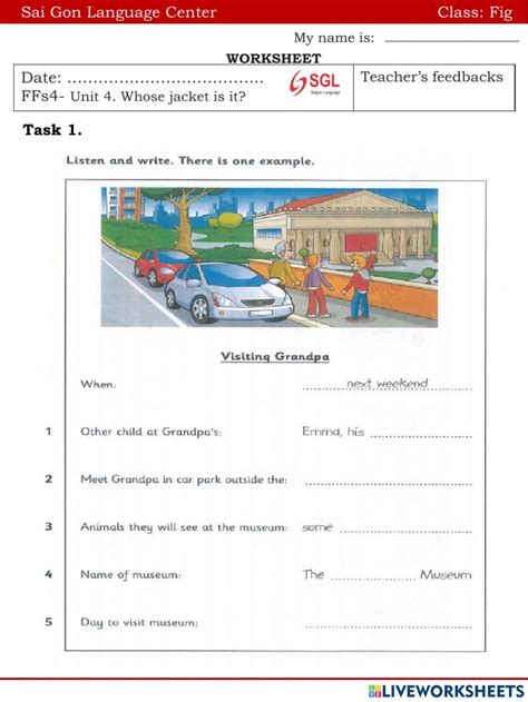 F4 Unit 4 2288238 Mshuong99 Live Worksheets