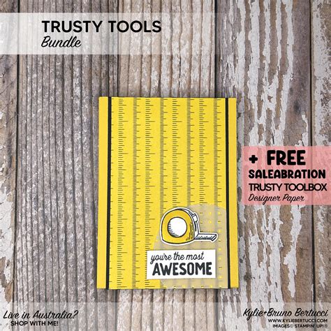 Crafting With Stampin Ups Trusty Toolbox Designer Series Paper