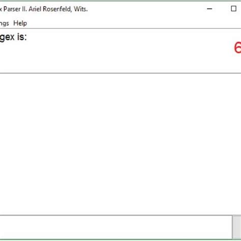Regex Parser I 21 Download Scientific Diagram