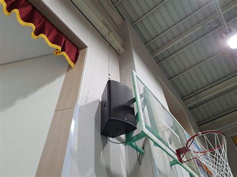 천안 쌍용중학교 다목적강당 노후방송장비 교체작업