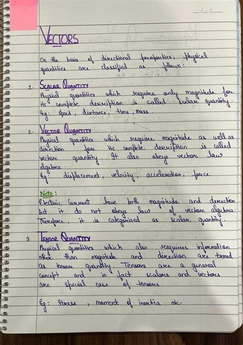 SOLUTION Vectors Physics Notes With Examples And Diagram Studypool