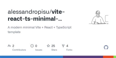 Github Alessandropisuvite React Ts Minimal Template A Modern Minimal Vite React