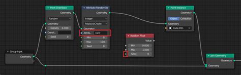 Random Using A Custom Attribute To Drive A Seed Value In Blender Geometry Nodes Blender