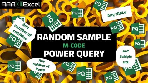 Amr Atef On Linkedin Power Query Random Sample Any Table Any