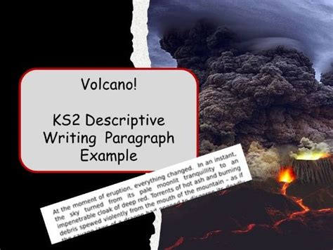 KS2 Descriptive Writing Paragraph Model Volcano Word Doc Teaching