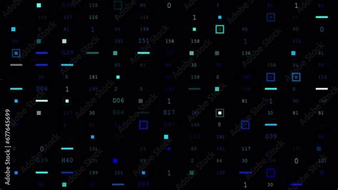 Random Color Elements Numbers Text Png Alphalooping Hud Ui Digital