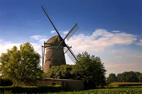 Free Images Landscape Nature Grain Windmill Building Old