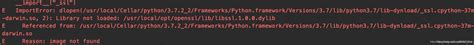 解决importerror dlopen usr local cellar python 3 7 2 2 frameworks