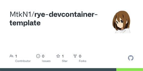Github Mtkn1rye Devcontainer Template