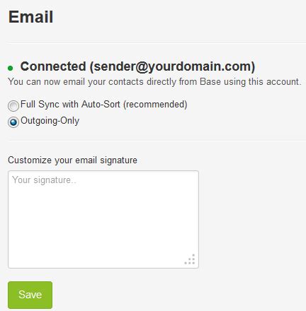 Setting Up Base CRM With SMTP GO