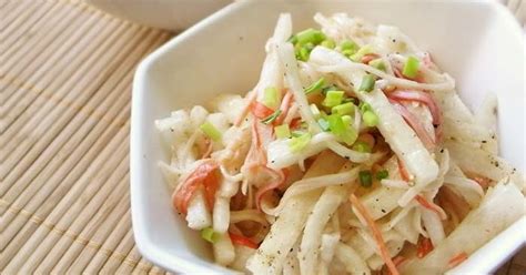 しょうが香る大根とカニカマのサラダ By Moj 【クックパッド】 簡単おいしいみんなのレシピが369万品