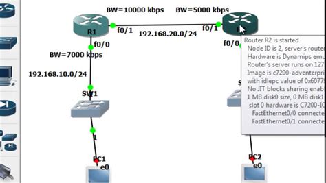 Ospf Cost Calculation And Configuring Bandwidth Ip Ospf Cost Reference Bandwidth Youtube