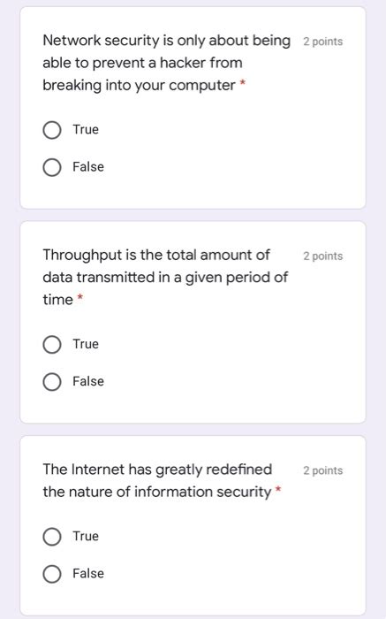 Solved 2 Points Tcpip Is A Data Link Protocol That Is Used