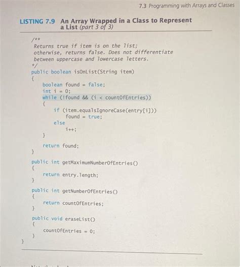 Solved 22 Write An Accessor Method Getentryarray For The