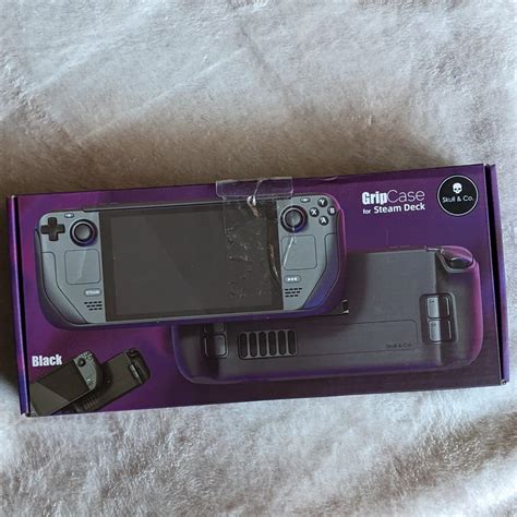 Black Steam Deck Grip Case By Skull And Co • Has Been Depop