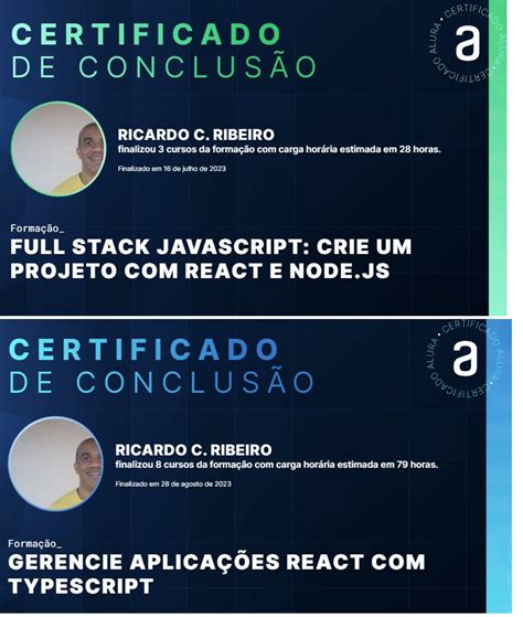 Alura React Nodejs Aprendinaalura Ricardo C Ribeiro