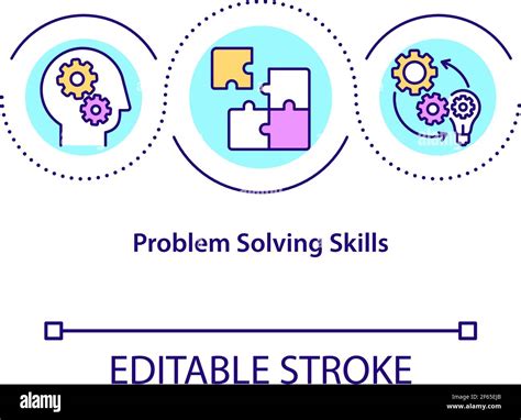 Problem Solving Skills Concept Icon Stock Vector Image And Art Alamy