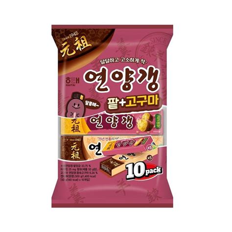 해태 연양갱 팥5 고구마5 500g 홈플러스 익스프레스