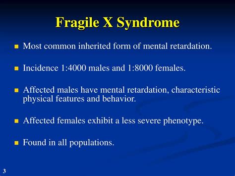PPT Fragile X Laboratory Testing Background And Quality Improvement