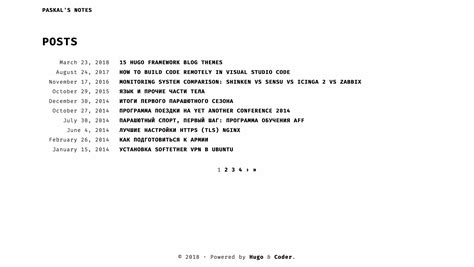 15 Hugo Framework Blog Themes The Catcher In The Cloud