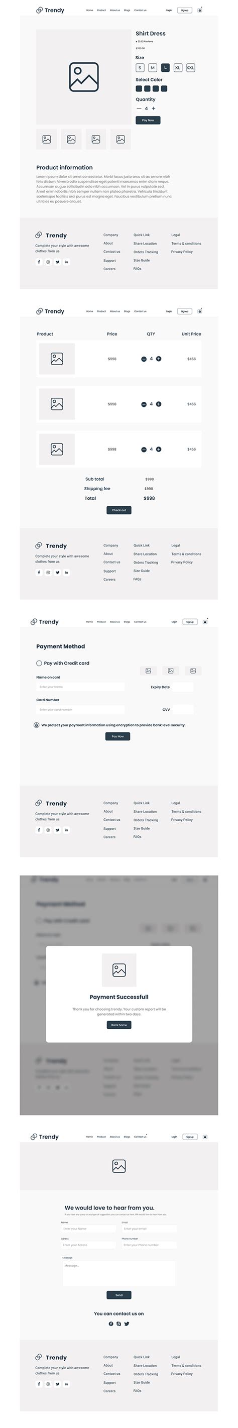 Fashion Website UX Case Study On Behance