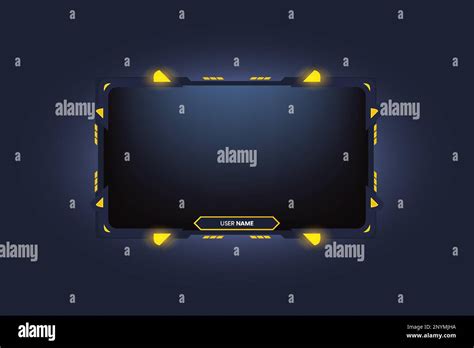 live streaming overlay design for gamers with dark screen panels