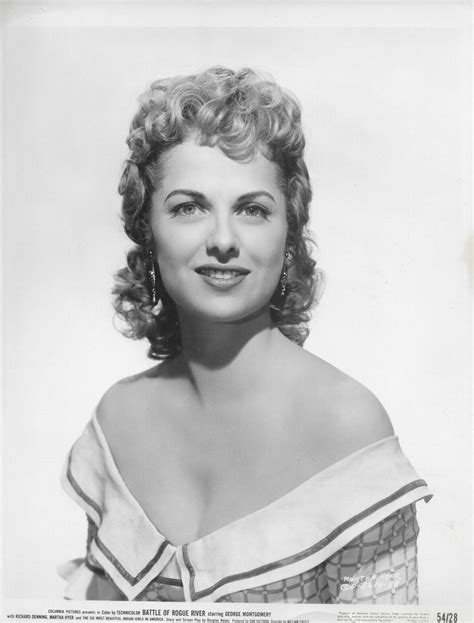 Martha Hyer 1950s Original Promo Portrait Photo Battle Of Rogue River