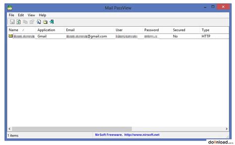 mail passview password recovery