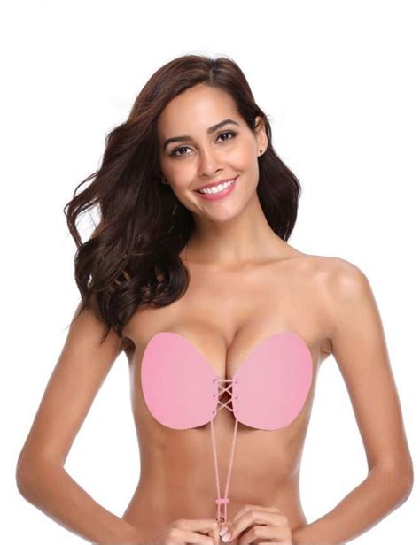 Strapless Self Adhesive Silicone Invisible Push Up Bra