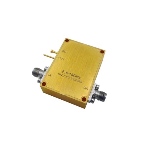 Ultra Wide Band Low Noise Amplifier From GHz To GHz With A Nominal DB Gain NF DB SMA