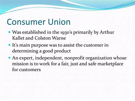 Consumer Oriented Evaluation Ppt Pptx
