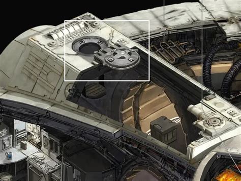 Detailed Drawings Of The Millennium Falcon Interior
