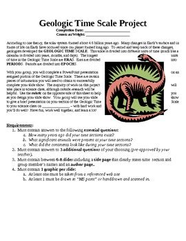 Geologic Time PowerPoint Project By Amy Schulze TpT