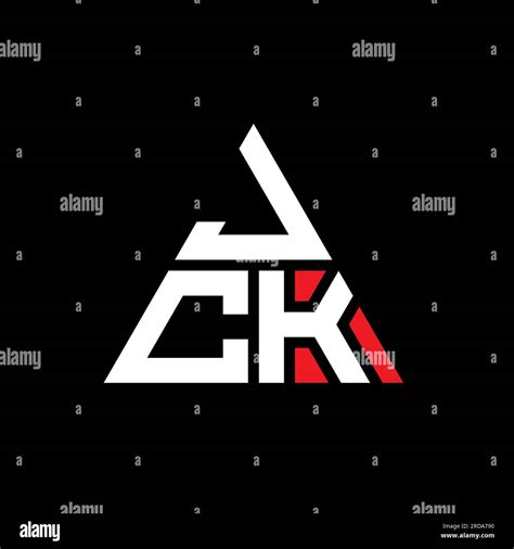 Jck Triangle Letter Logo Design With Triangle Shape Jck Triangle Logo Design Monogram Jck
