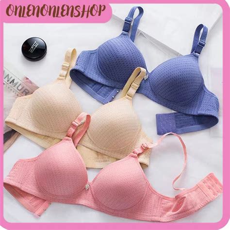 Jual Oos B1141 Bh Renda Wanita Push Up Seksi Seamless Sexy Full Cup Tanpa Kawat Tali Adjust