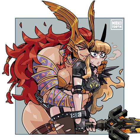 Nekitoron Angela Marvel Magik X Men Marvel Marvel Rivals Absurdres Commentary English