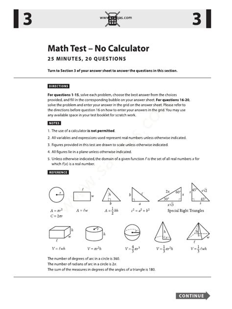 March Us Sat Math Pdf