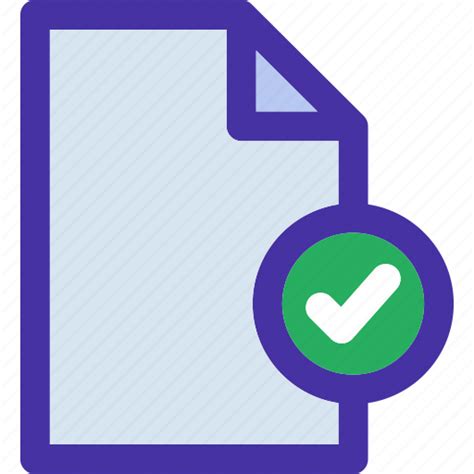 Check Checked Data Document File Format Paper Icon Download On Iconfinder