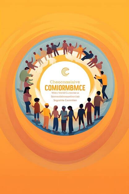 Premium Photo Poster Of The Compassionate Circle Showcasing A Circle