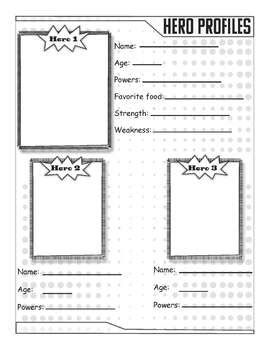 Superhero Comic Book Templates Creative Writing Project Make A Comic