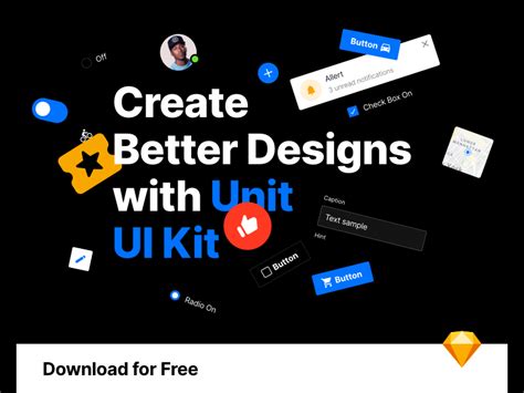 Unit Ui Kit Sketch Freebie Download Free Resource For Sketch Sketch App Sources