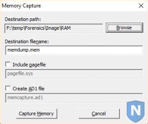 Forensics 101 RAM Capture FTK Imager Raedts BIZ IT SECURITY FORENSICS